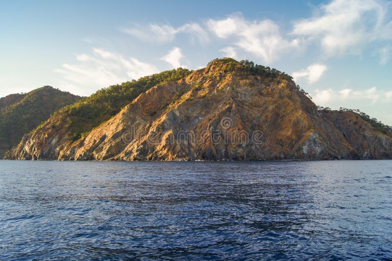 Rock above the water stock photo. Image of coastline - 54440254