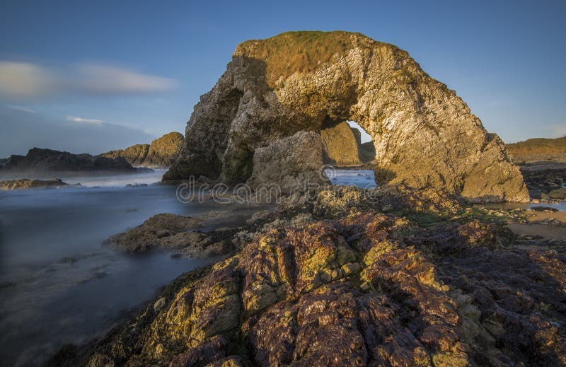 Rock Arch stock photo. Image of waters, seaside, shoreline - 48944906
