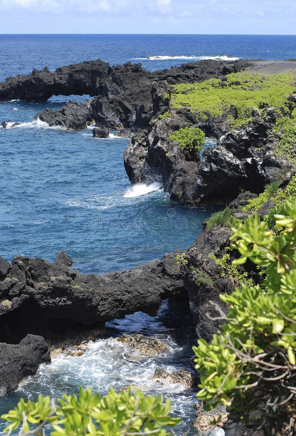 Rock Arches stock photo. Image of volcanic, arch, maui - 2582354