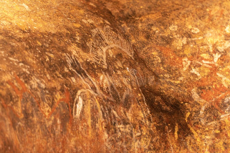 Rock art at Uluru editorial image. Image of primitive - 217424700