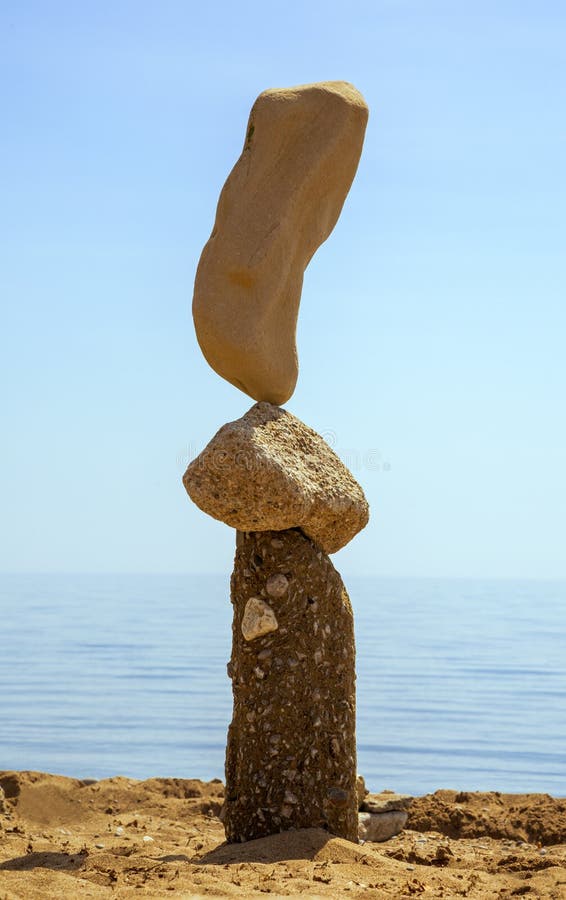 Rock Balancing Art stock image. Image of stack, still - 40846125