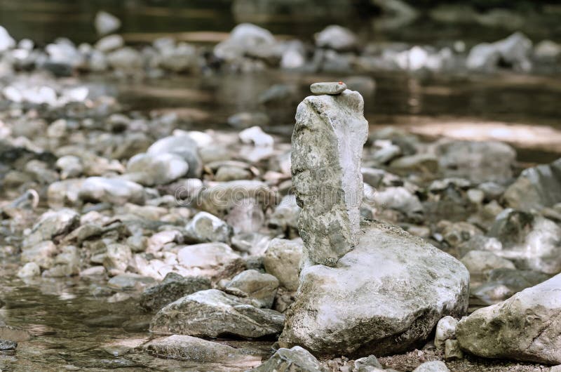 Stacked rocks stock photo. Image of stone, tranquil, tranquility - 22626002