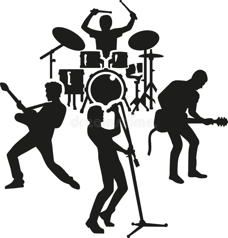 Rock Band Instruments Clip Art