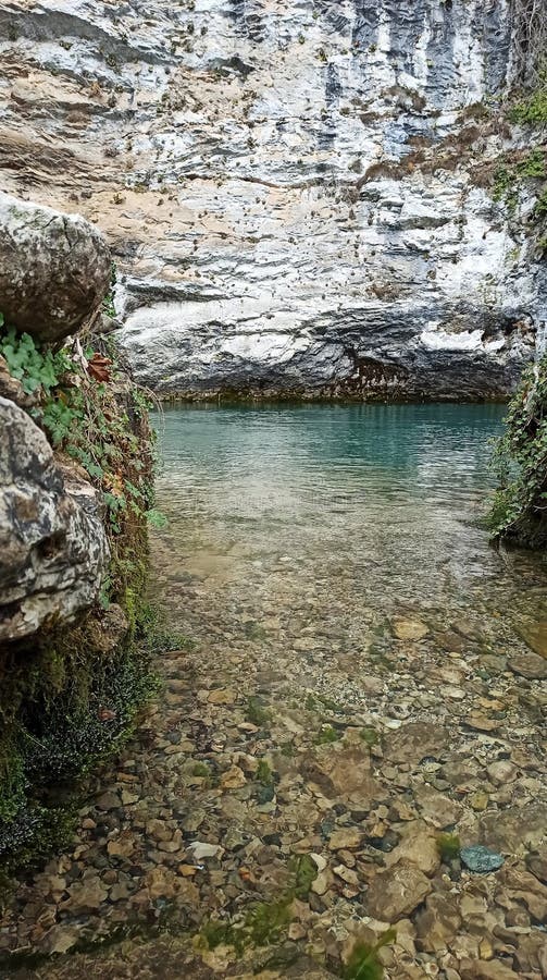 Rock on the river bank stock photo. Image of path, nature - 240322084