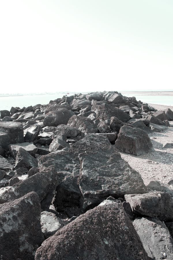 Rock beach stock image. Image of stone, stones, pattern - 80102285