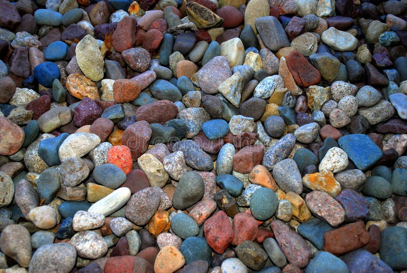 Rock bed stock photo. Image of outdoor, rounded, blue - 9438386