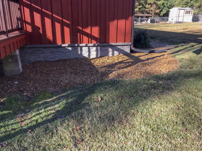 Rock Beds Created Around House Stock Image - Image of project, created ...