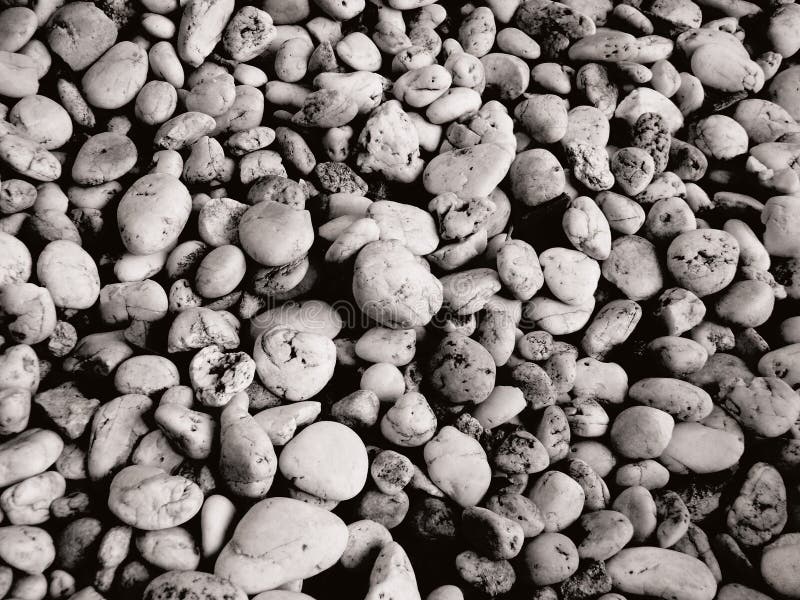 Rock Black and White Background Stock Image - Image of floor, hard ...