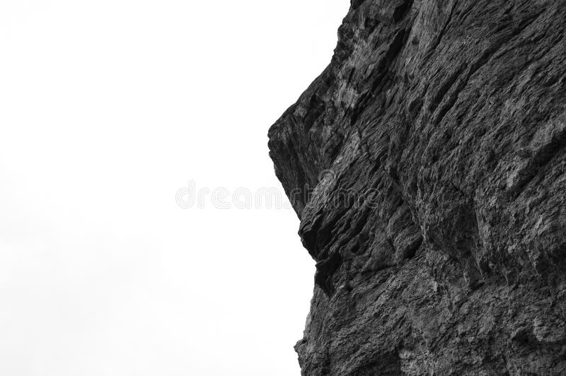 Rock stock image. Image of soil, cliff, geology, monochrome - 272750345
