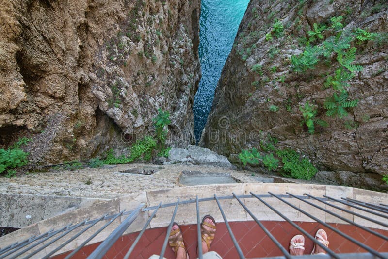Cleft in Rock stock photo. Image of cliff, drought, hills - 28753678