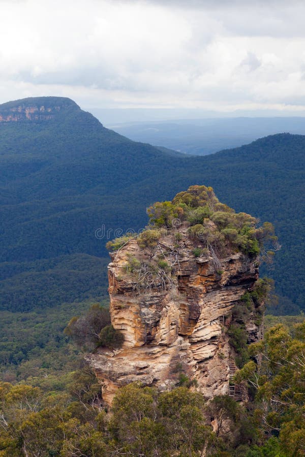 Rock in blue mountains stock image. Image of mountain - 29452961