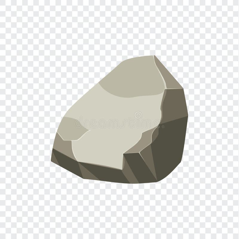 Rock Boulder. Natural Shape Stone Stock Vector - Illustration of large ...