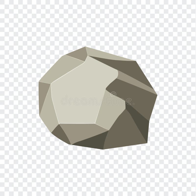 Rock Boulder. Natural Shape Stone Stock Vector - Illustration of ...