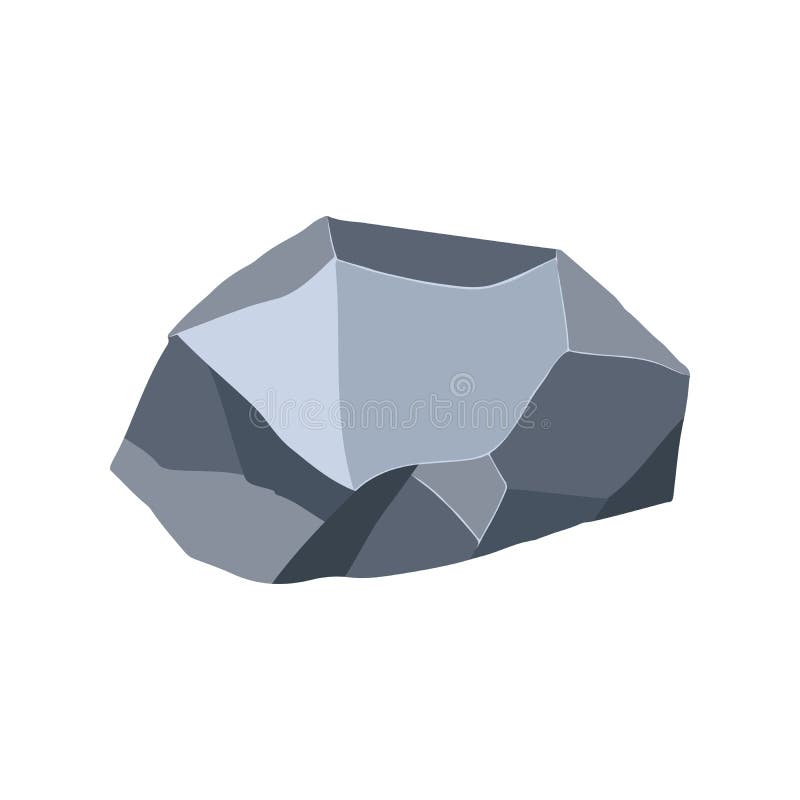 Rock Boulder. Natural Shape Stone Stock Vector - Illustration of rock ...