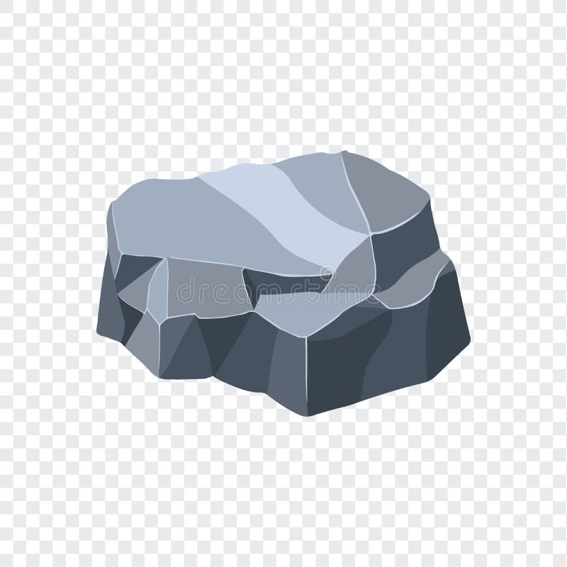 Rock Boulder. Natural Shape Stone Stock Vector - Illustration of asset ...