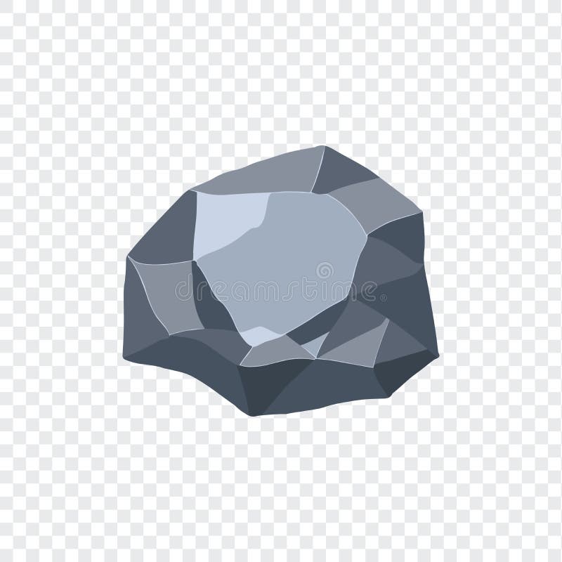 Rock Boulder. Natural Shape Stone Stock Vector - Illustration of nature ...