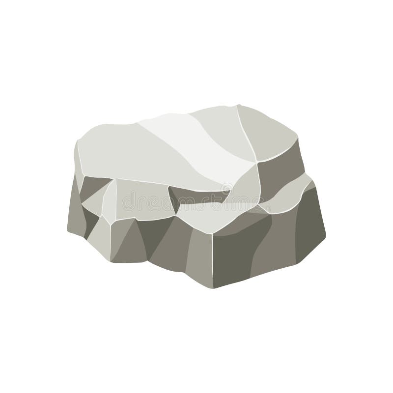 Rock Boulder. Natural Shape Stone Stock Vector - Illustration of ...