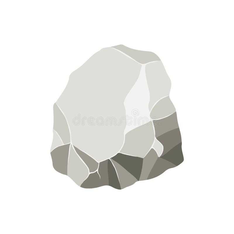 Rock Boulder. Natural Shape Stone Stock Vector - Illustration of pack ...