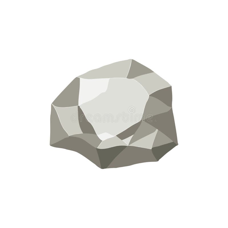 Rock Boulder. Natural Shape Stone Stock Vector - Illustration of gravel ...