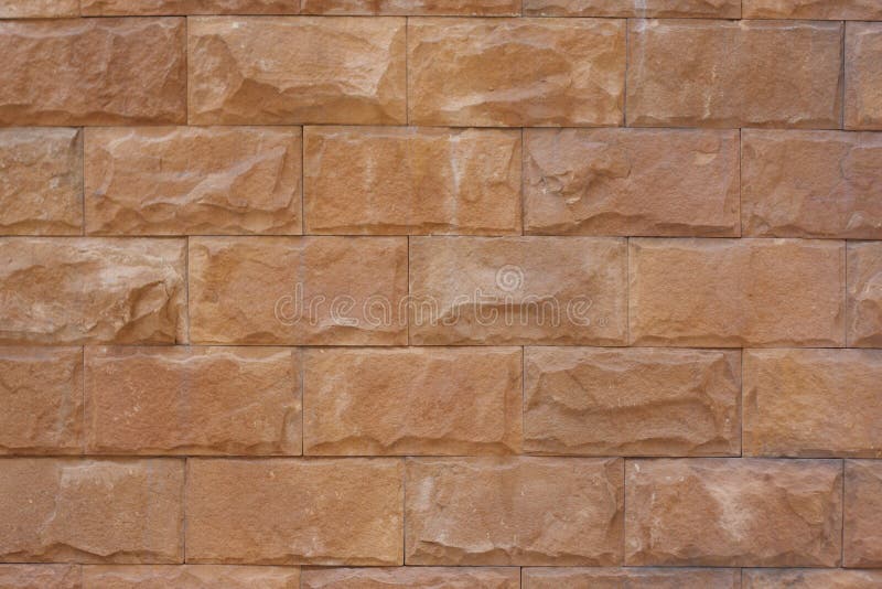 Rock Brick Wall for Background Stock Image - Image of hard, ground ...