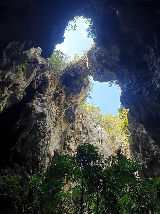 The Rock Bridge by the Natural.place in the Natural Park Stock Photo ...