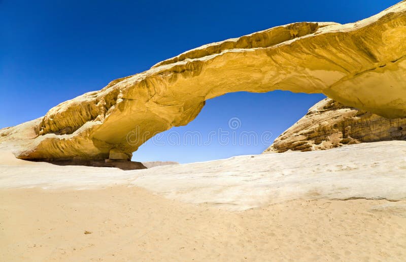 Natural bridge stock image. Image of bridge, jordan, stone - 13407403