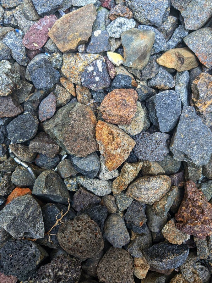 Rock that is Broken Down into Gravel Stock Image - Image of gravel ...