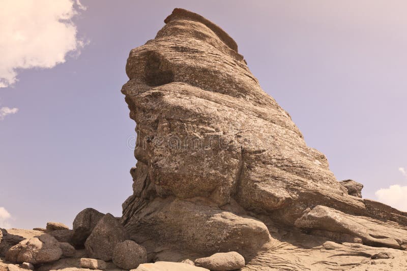 Rock in the Bucegi Mountains Stock Image - Image of outgrowth ...