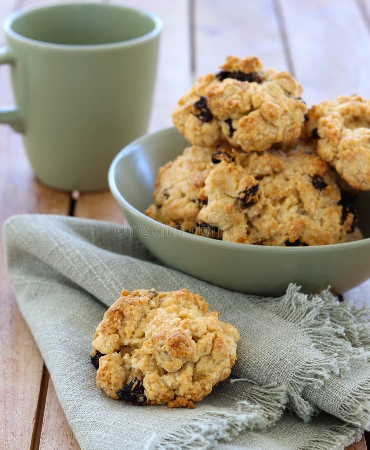 Rock Buns Traditional British Cakes Stock Image - Image of traditional ...