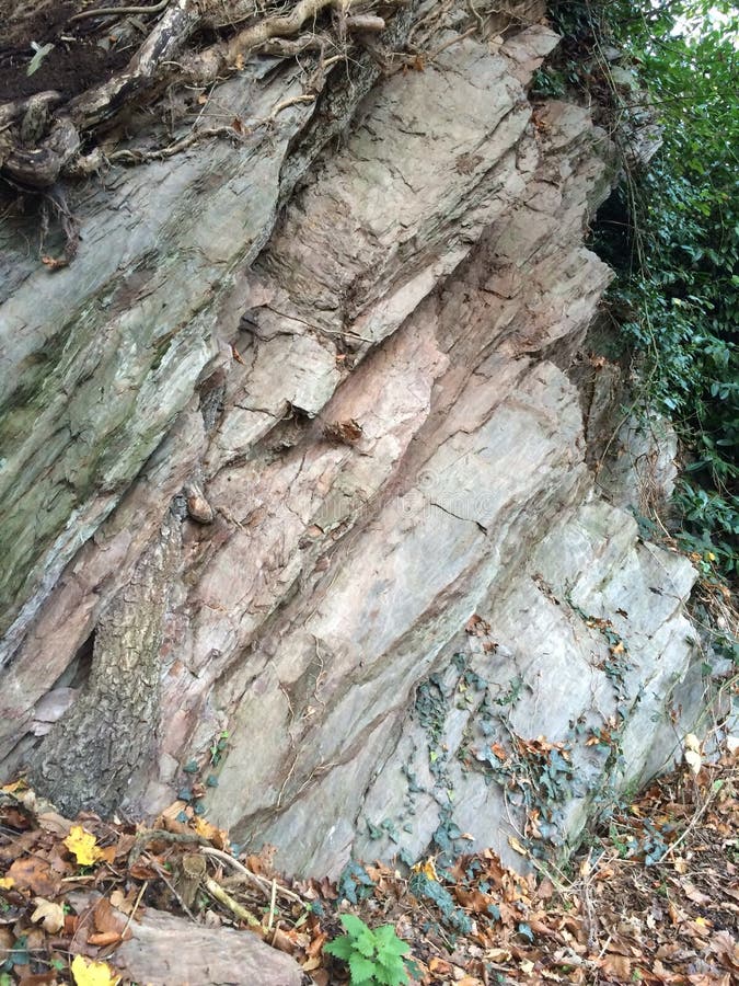 Rock Bursting from the Ground Stock Photo - Image of shard, woodland ...