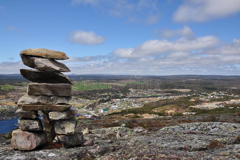 Rock Cairn In Newfoundland Picture. Image: 14209000