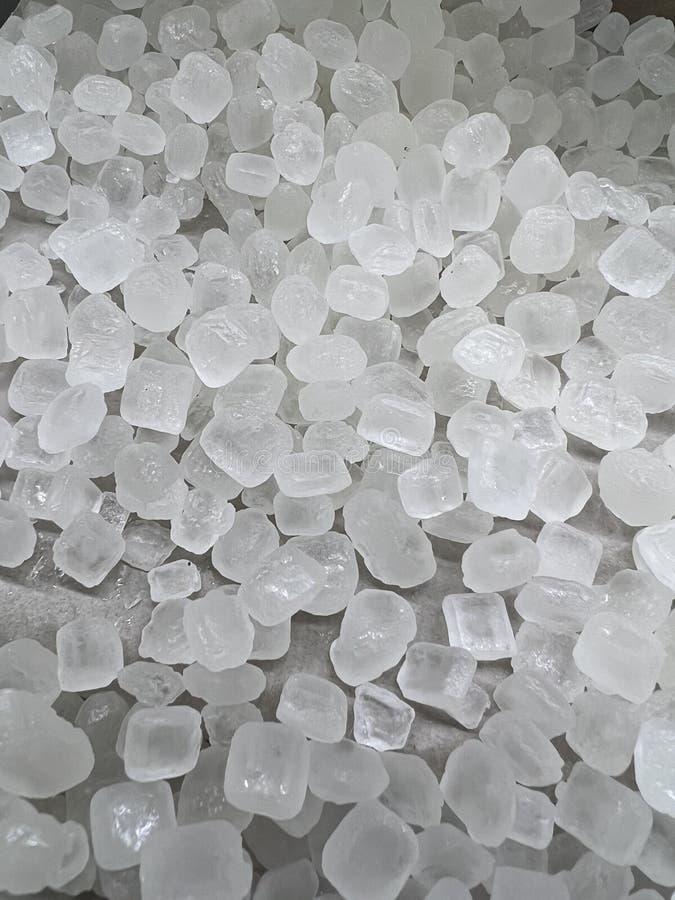 Rock Candy is Crystallized Sugar Stock Photo - Image of monochrome ...