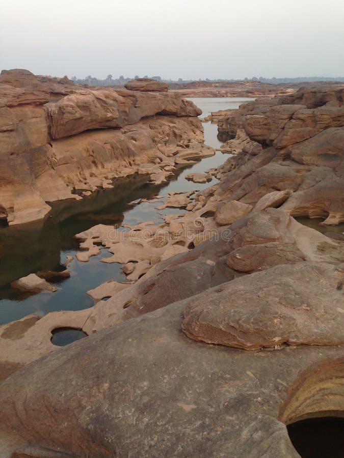 Rock canyon stock image. Image of natural, hole, stream - 83639637