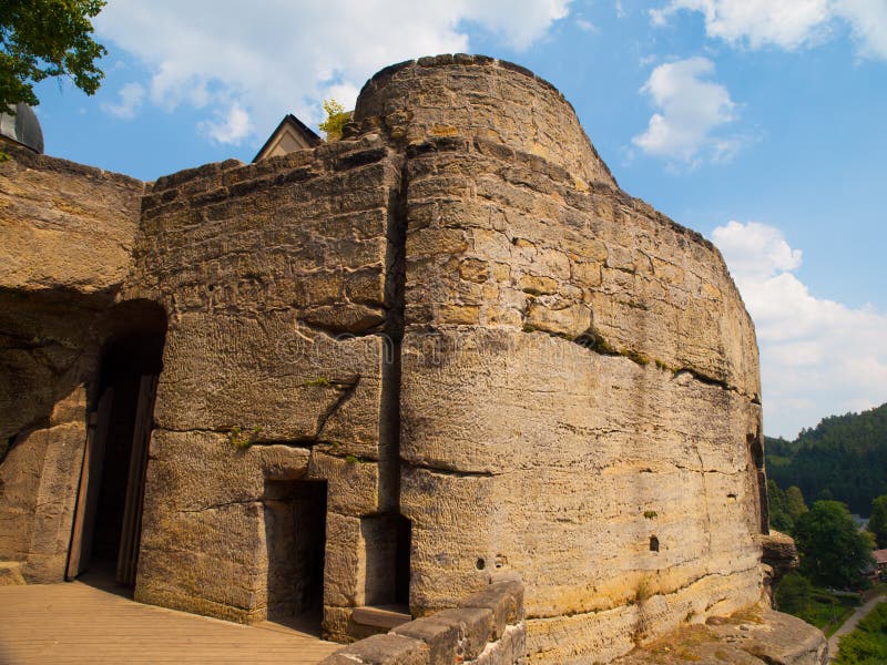 Rock Castle stock photo. Image of elizabeth, ocean, pebble - 49823314