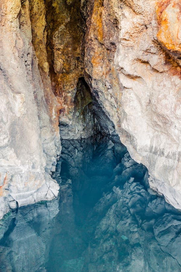 Rock Cave Near the Kaiafas Lake Stock Image - Image of kaiafas ...