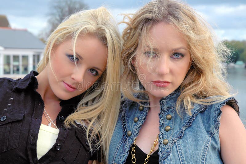 Rock chicks stock photo. Image of model, shitr, denim, blue - 342054