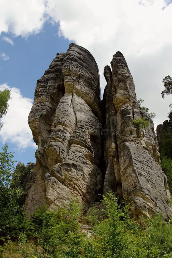 Rock city Prachov Rocks stock photo. Image of europe - 80154858