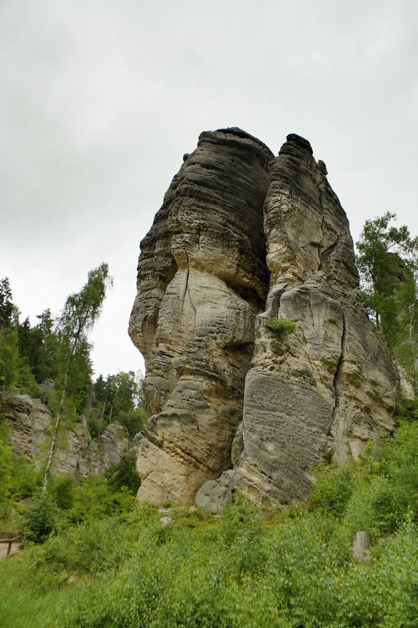 Rock city Prachov Rocks stock photo. Image of rock, national - 80343568