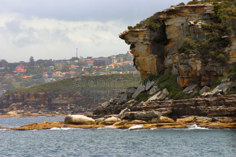Rock Cliff Face Background. Dangerous Vertical Wall with Protruding ...