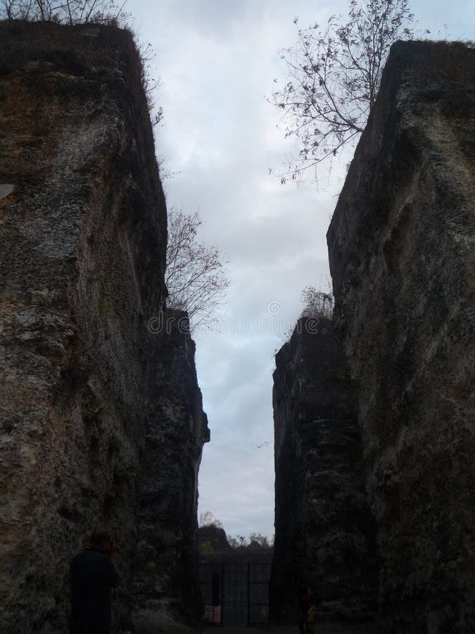 Rock Cliffs Garuda Wisnu Kencana Bali Stock Photos - Free & Royalty ...