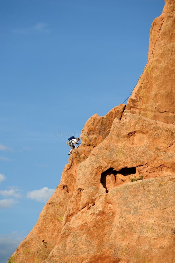 Summit stock photo. Image of solitude, finish, goal, route - 1034094