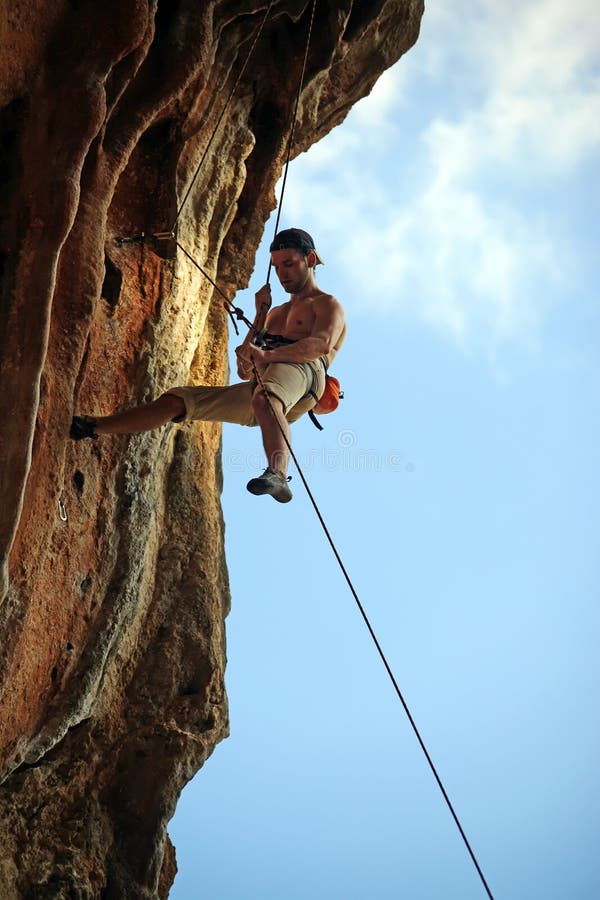 The climb stock image. Image of aspiration, achievement - 1377523