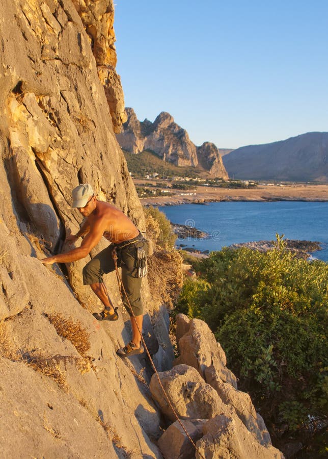 Rock climber stock image. Image of balance, outdoors - 22685027