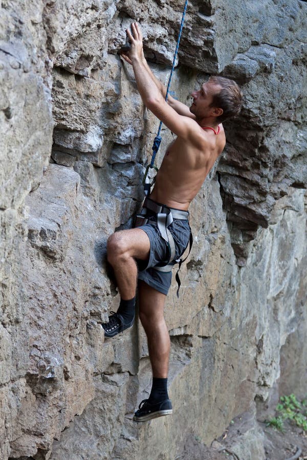 Rock-climber stock photo. Image of climb, beautiful, alpinist - 24048474