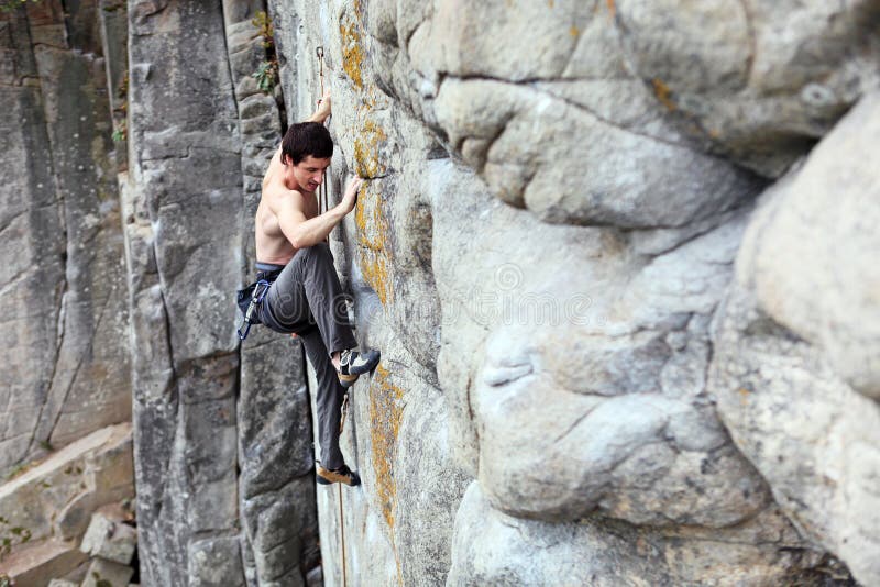 Rock climber - Stock Image - Everypixel