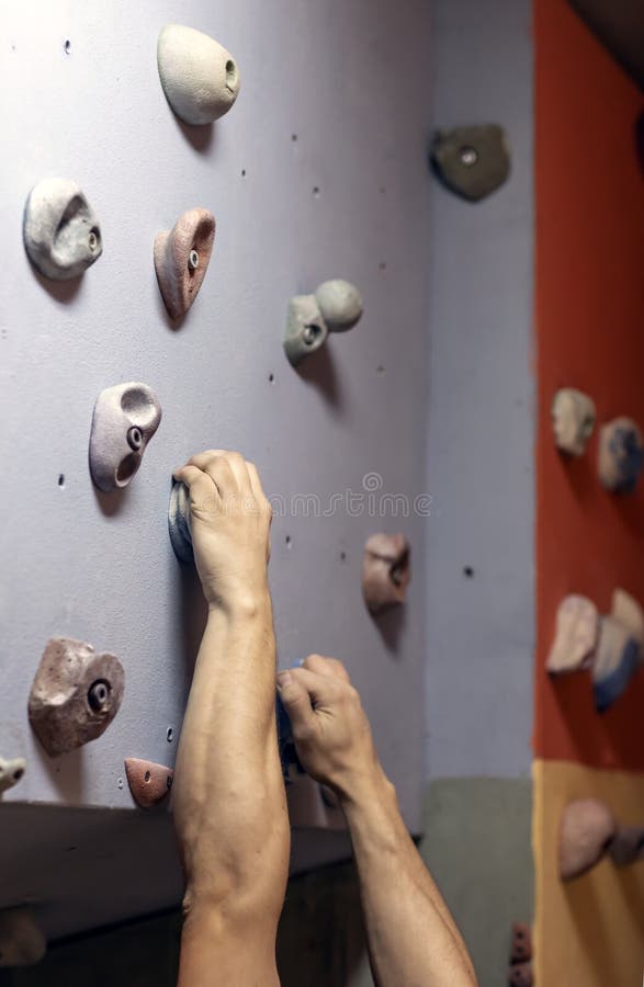 Rock climber hand. stock image. Image of deep, bouldering - 171456485