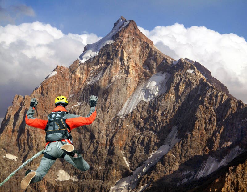 Rock climber. stock photo. Image of conquer, confidence - 77589352