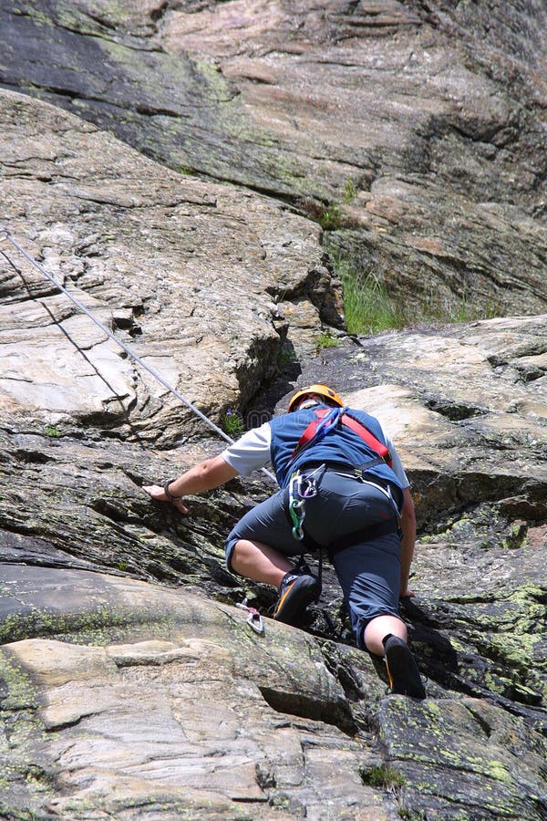 Rock Climbing stock image. Image of motivation, equipment - 1902893
