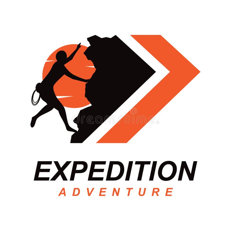 Rock climbing logo stock vector. Illustration of extreme - 248522269