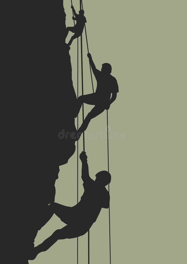 Team Climbing Mountain Stock Illustrations – 1,772 Team Climbing ...